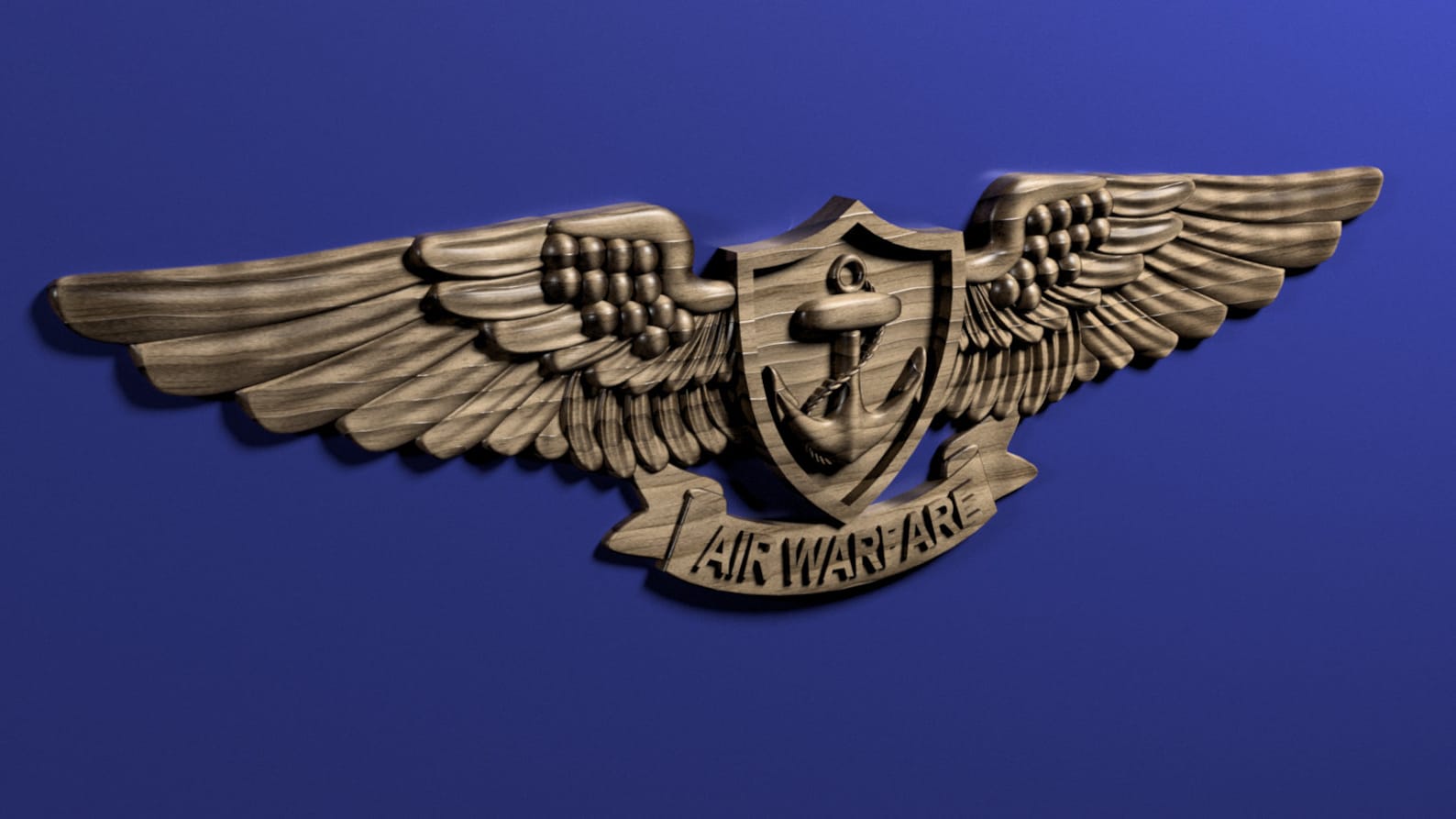 Navy Enlisted Aviation Warfare Specialist EAWS Insignia 3D Stl File for ...