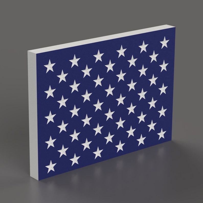 United States US Flag Union Jack 3D Stl File for CNC Router - Etsy