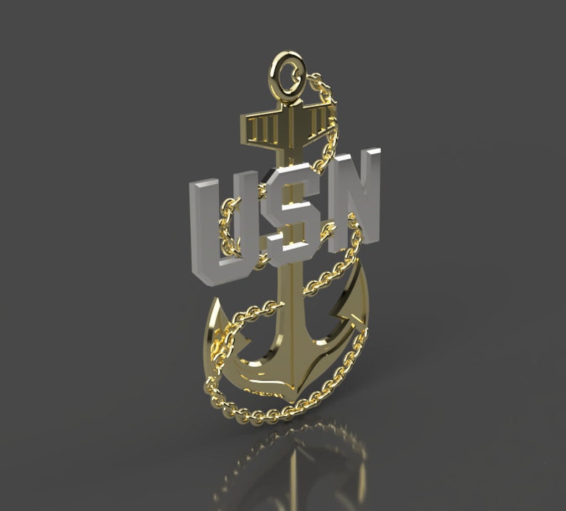 Navy Chief Petty Officer (CPO) Insignia 3D Stl File for CNC Router - Etsy