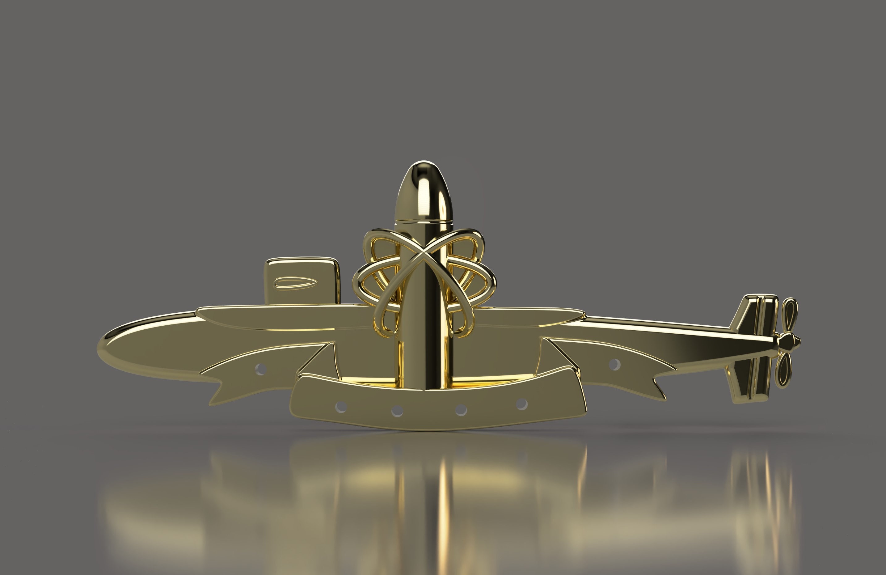 Navy SSBN Deterrent Patrol Insignia , 3D Stl File for CNC Router - Etsy
