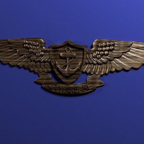 Navy Enlisted Aviation Warfare Specialist EAWS Insignia 3D Stl - Etsy