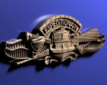 EXW Warfare Pin Expeditionary Warfare 3D STL and Object File Great for ...