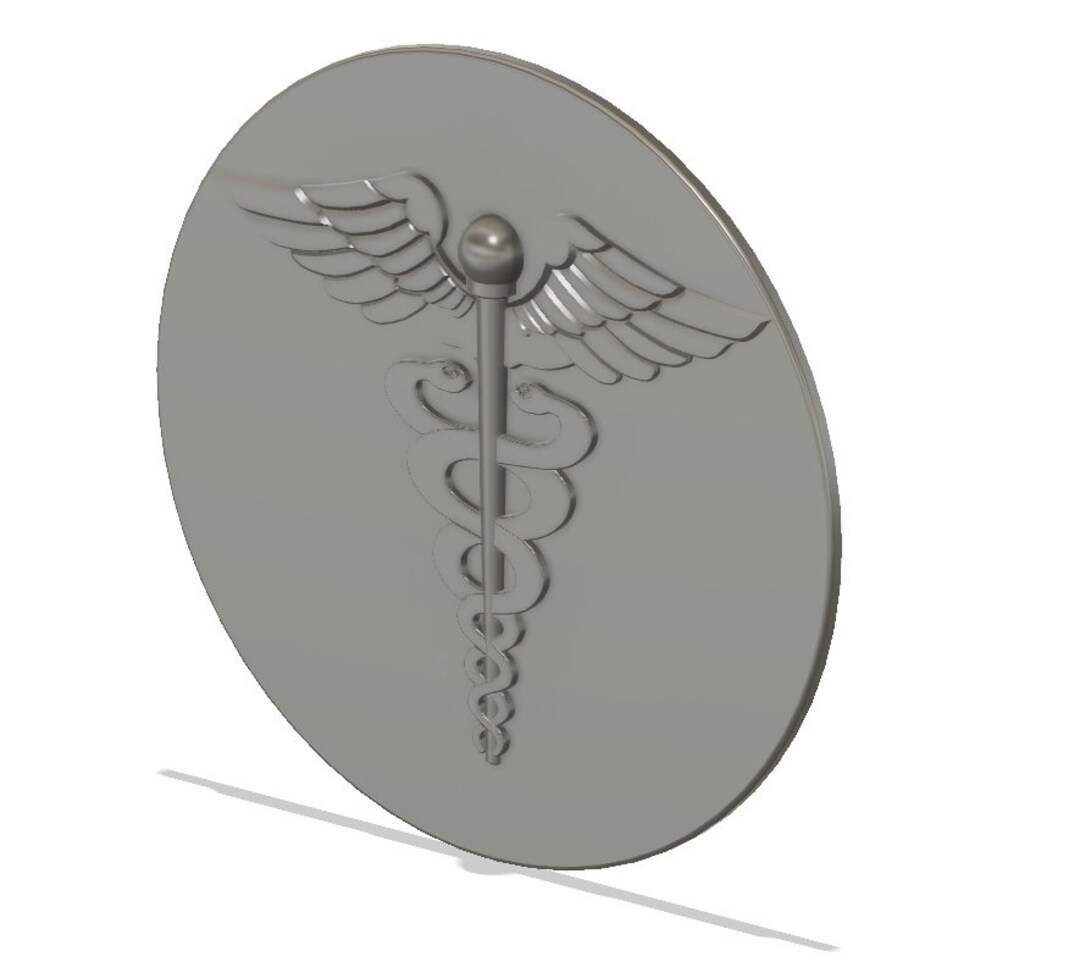 Navy Hospital Corpsman (HM) Rating Badge 3D Stl File for CNC Router - Etsy