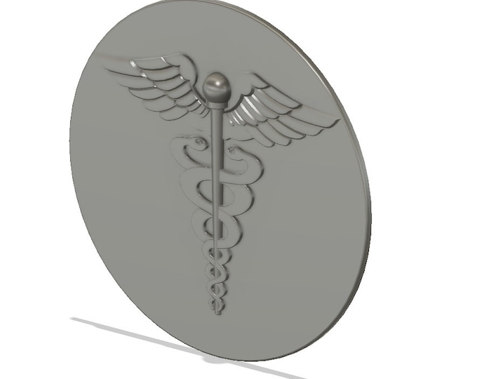 Navy Hospital Corpsman HM Rating Badge 3D Stl File for CNC - Etsy