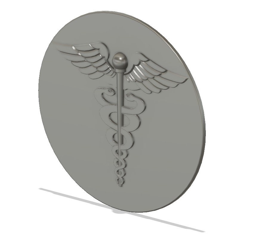 Navy Hospital Corpsman (HM) Rating Badge 3D Stl File for CNC Router - Etsy