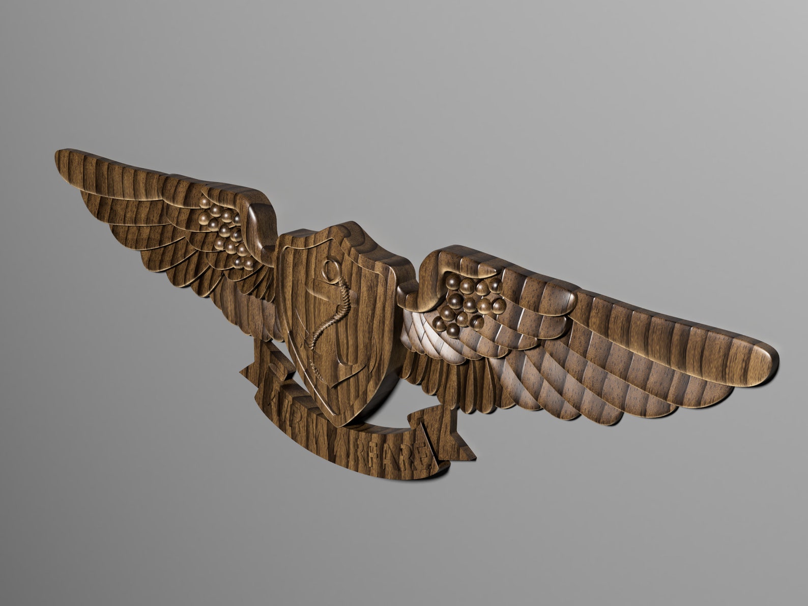 Navy Enlisted Aviation Warfare Specialist EAWS Insignia 3D Stl File for ...