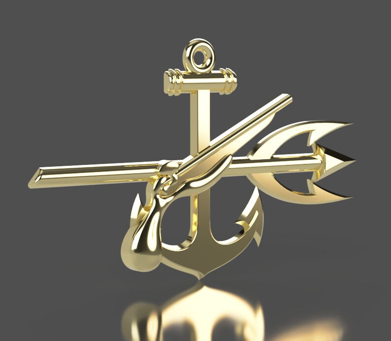 Navy Special Operator SO Rating Badge 3D Stl File for CNC - Etsy