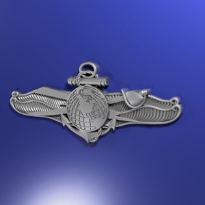 Navy Enlisted Information Warfare Specialist (EIWS) Insignia, 3D Stl ...