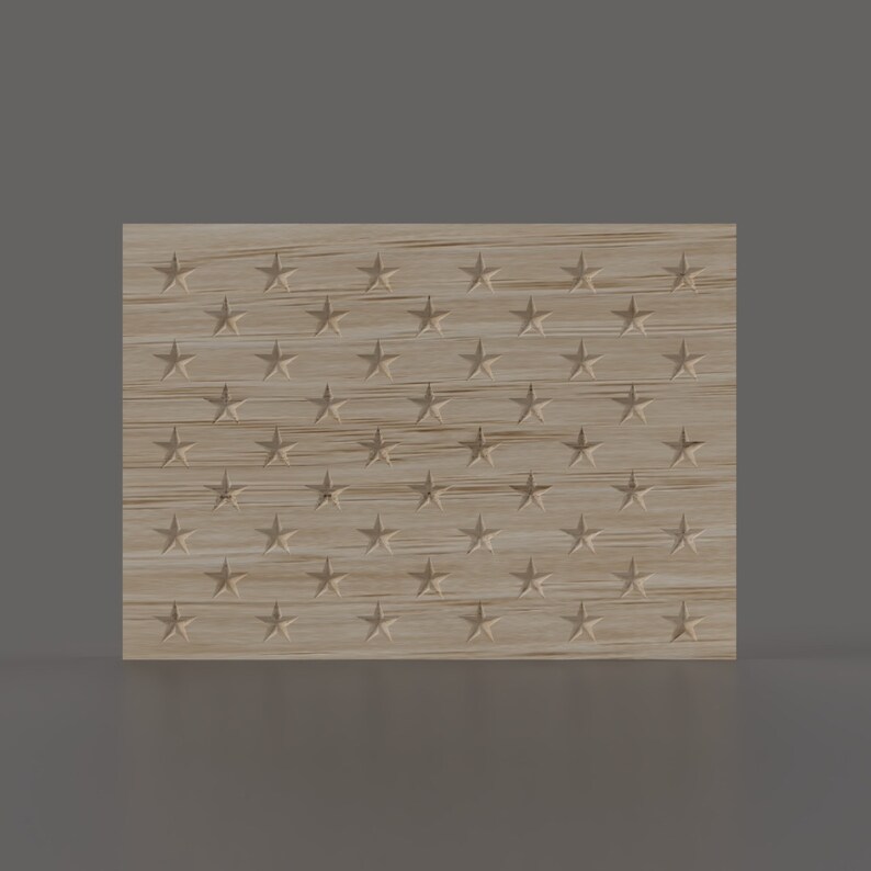 United States US Flag Union Jack 3D Stl File for CNC Router - Etsy