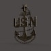 Navy Senior Chief Petty Officer (SCPO) Insignia 3D Stl File for CNC ...