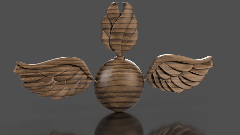 Navy Aviation Ordnanceman (AO) Rating Badge 3D Stl File for CNC Router ...