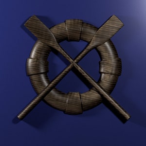 Coast Guard Surfman Insignia 3D Stl File for CNC Router - Etsy