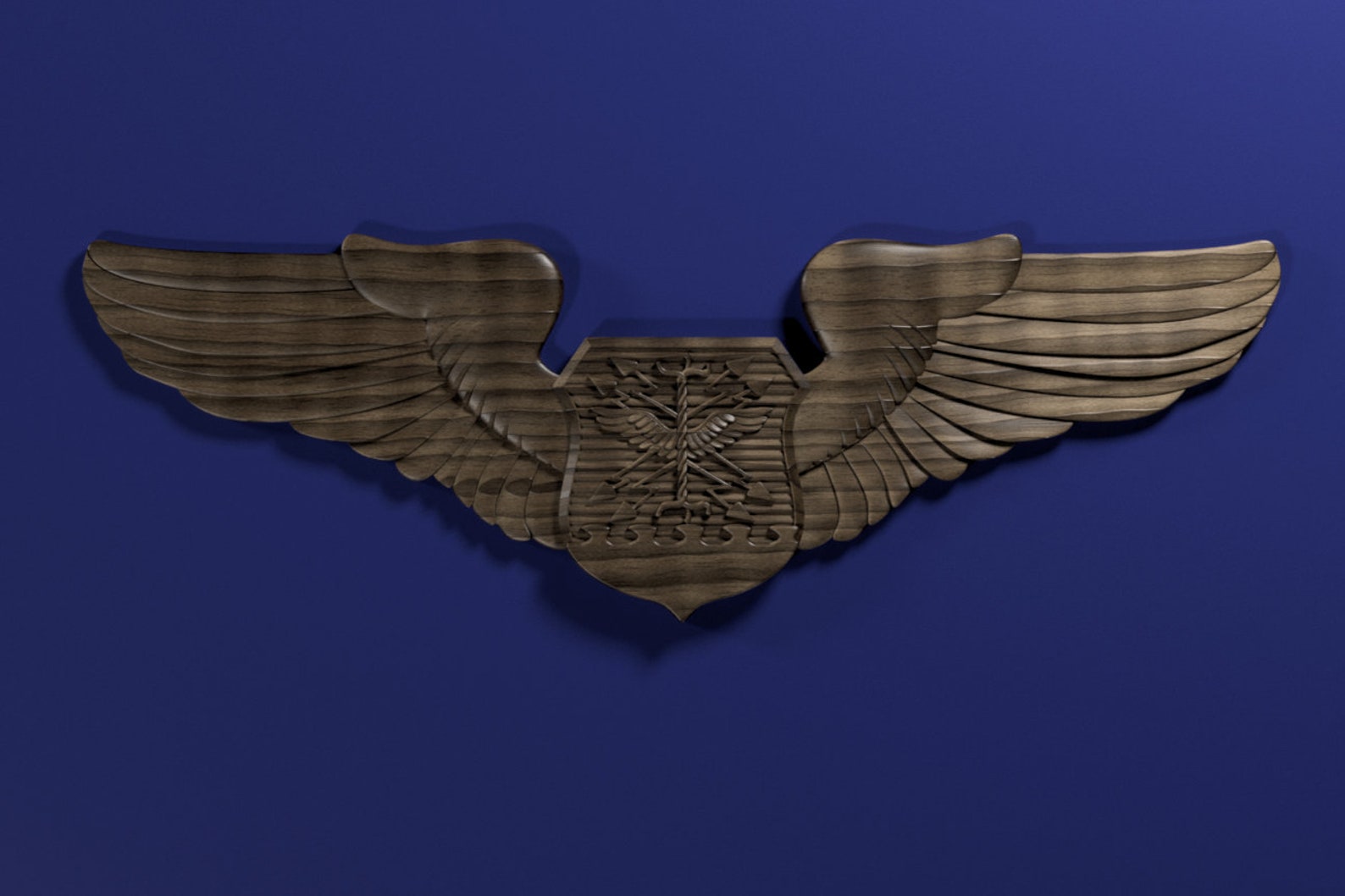 Air Force Navigator Badge 3D Stl File for CNC Router - Etsy