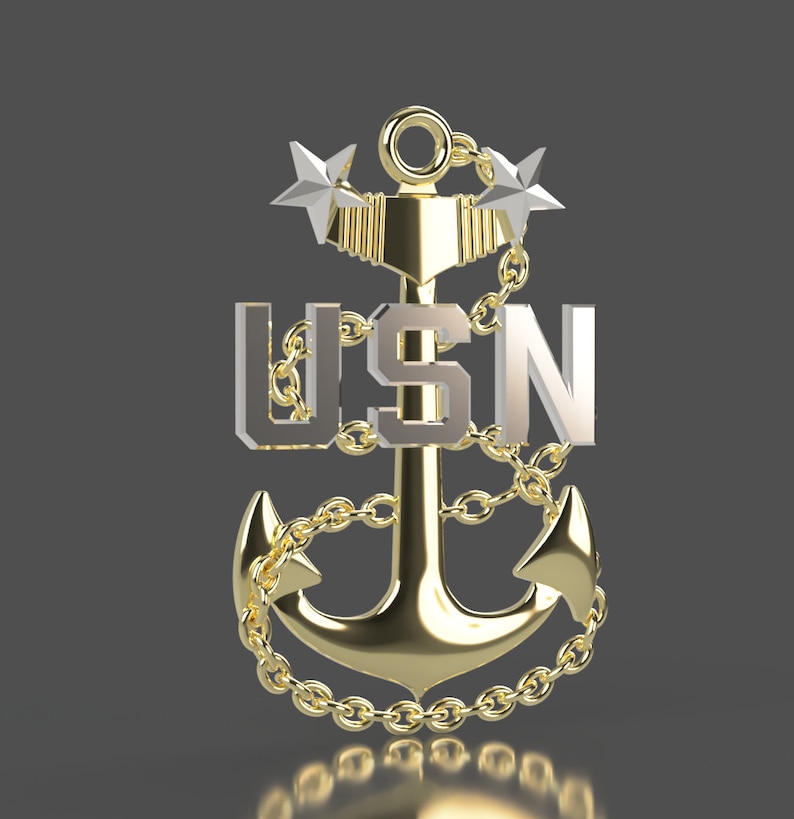 Navy Master Chief Petty Officer MCPO Insignia 3D Stl File - Etsy
