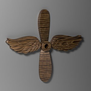 Navy Aviation Machinist's Mate (AD) Rating Badge 3D Stl File for CNC ...