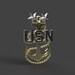 Navy Master Chief Petty Officer (MCPO) Insignia 3D Stl File for CNC ...