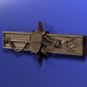 Coast Guard Marine Safety Insignia 3D Stl File for CNC Router - Etsy