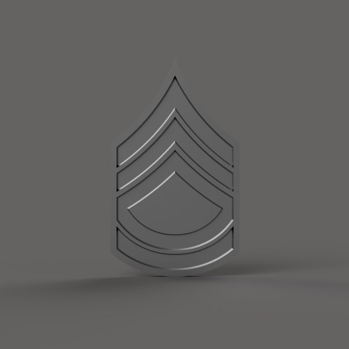 Army Sergeant First Class SFC insignia 3D stl file for CNC | Etsy