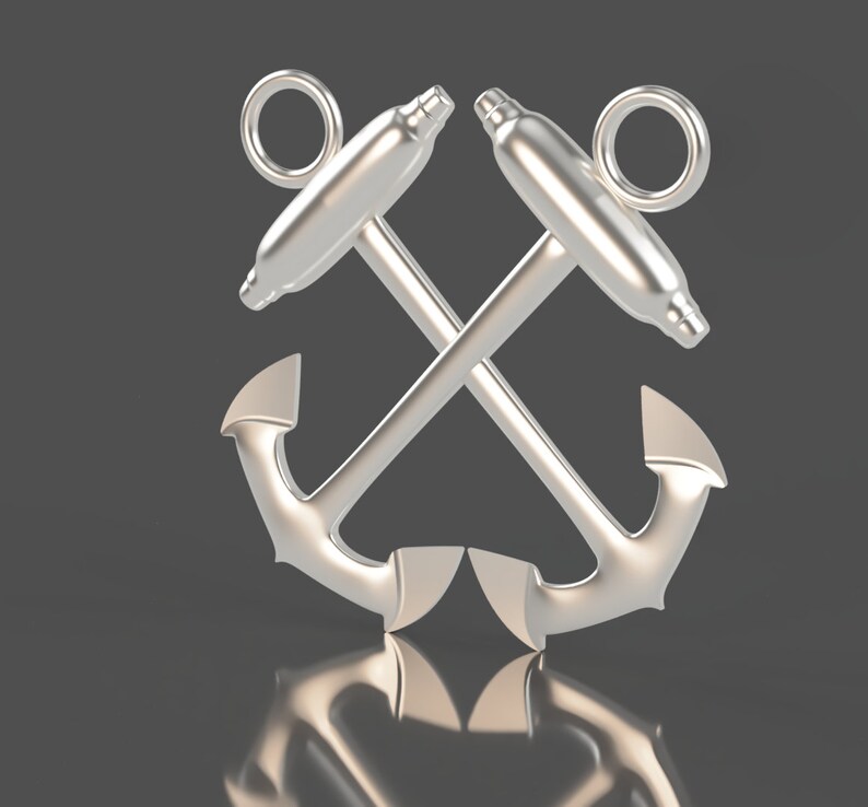 Navy Boatswain Mate (BM) Rating Badge 3D Stl File for CNC Router - Etsy