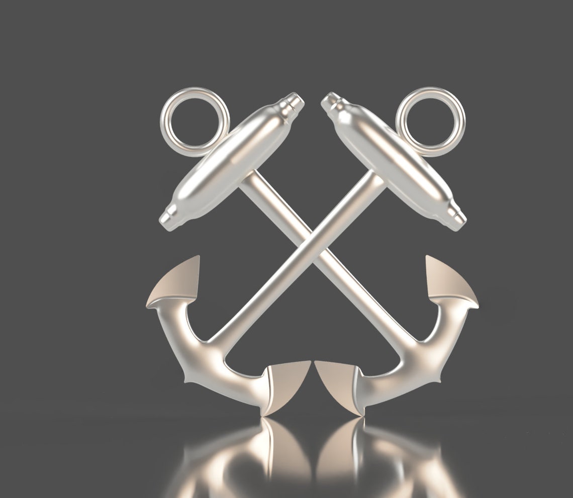 Navy Boatswain Mate (BM) Rating Badge 3D Stl File for CNC Router - Etsy