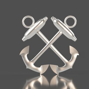 Navy Boatswain Mate (BM) Rating Badge 3D Stl File for CNC Router - Etsy