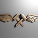 Navy Aviation Structural Mechanic (AM) Rating Badge 3D Stl File for CNC ...