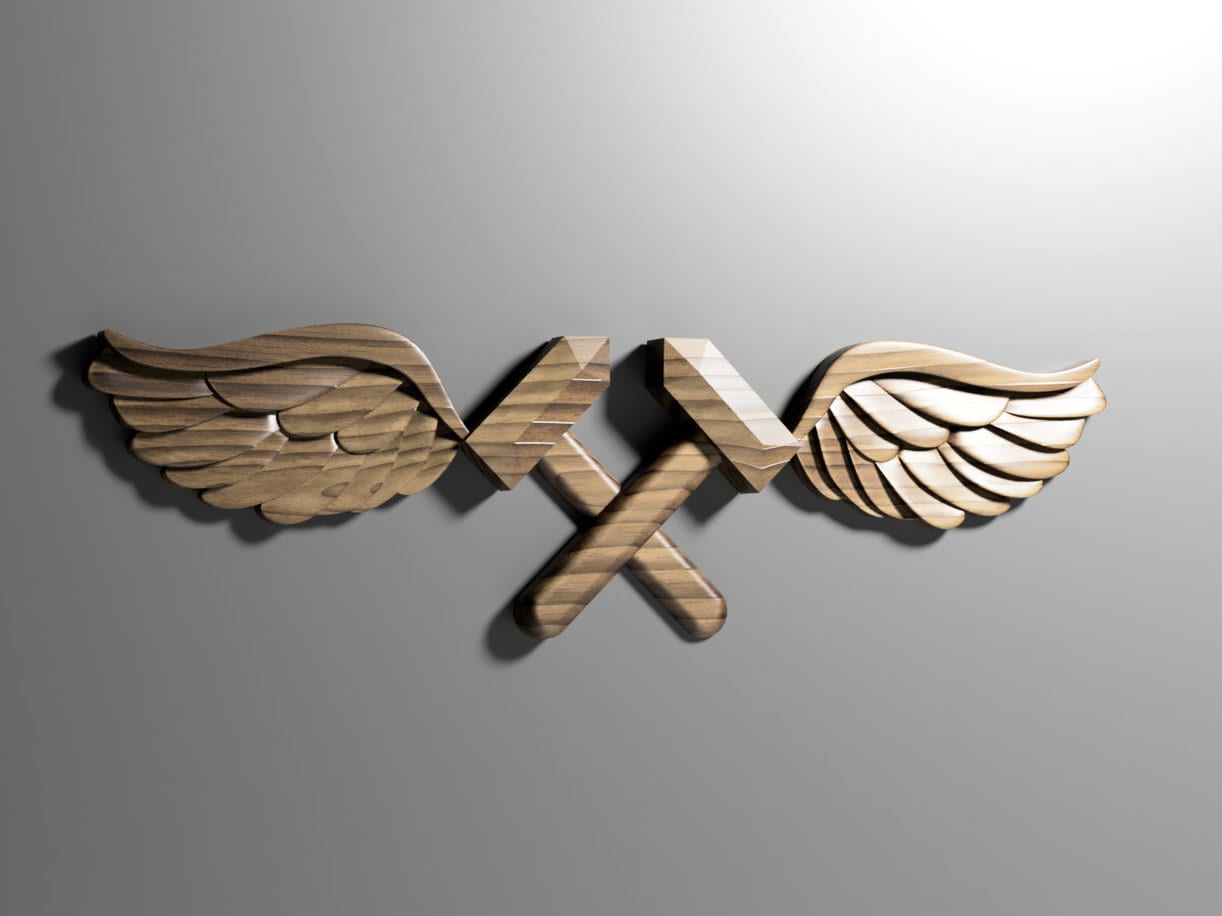 Navy Aviation structural mechanic AM Rating Badge 3D stl | Etsy