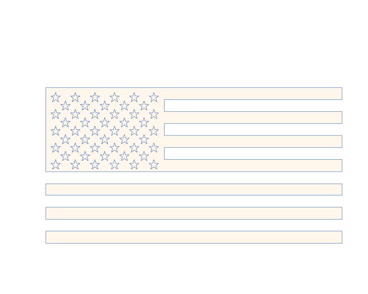 US Flag DXF File - Etsy