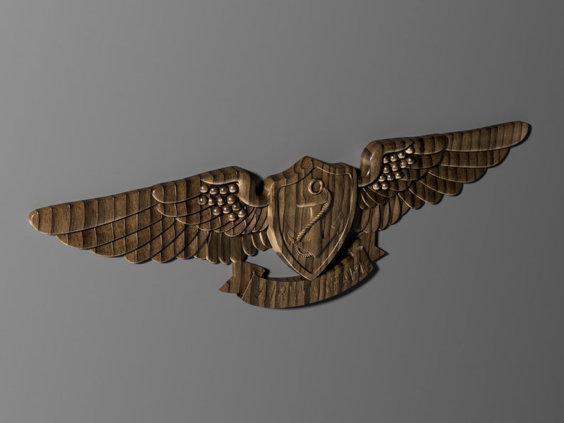 Navy Enlisted Aviation Warfare Specialist EAWS Insignia 3D Stl - Etsy