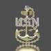 Navy Senior Chief Petty Officer (SCPO) Insignia 3D Stl File for CNC ...