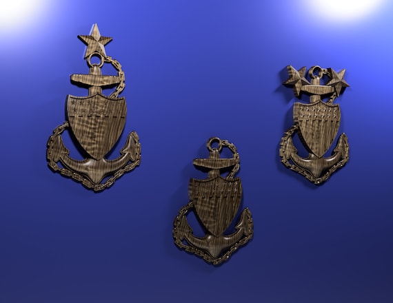 Coast Guard Chief Petty Officer Insignia Collection 3D Stl | Etsy
