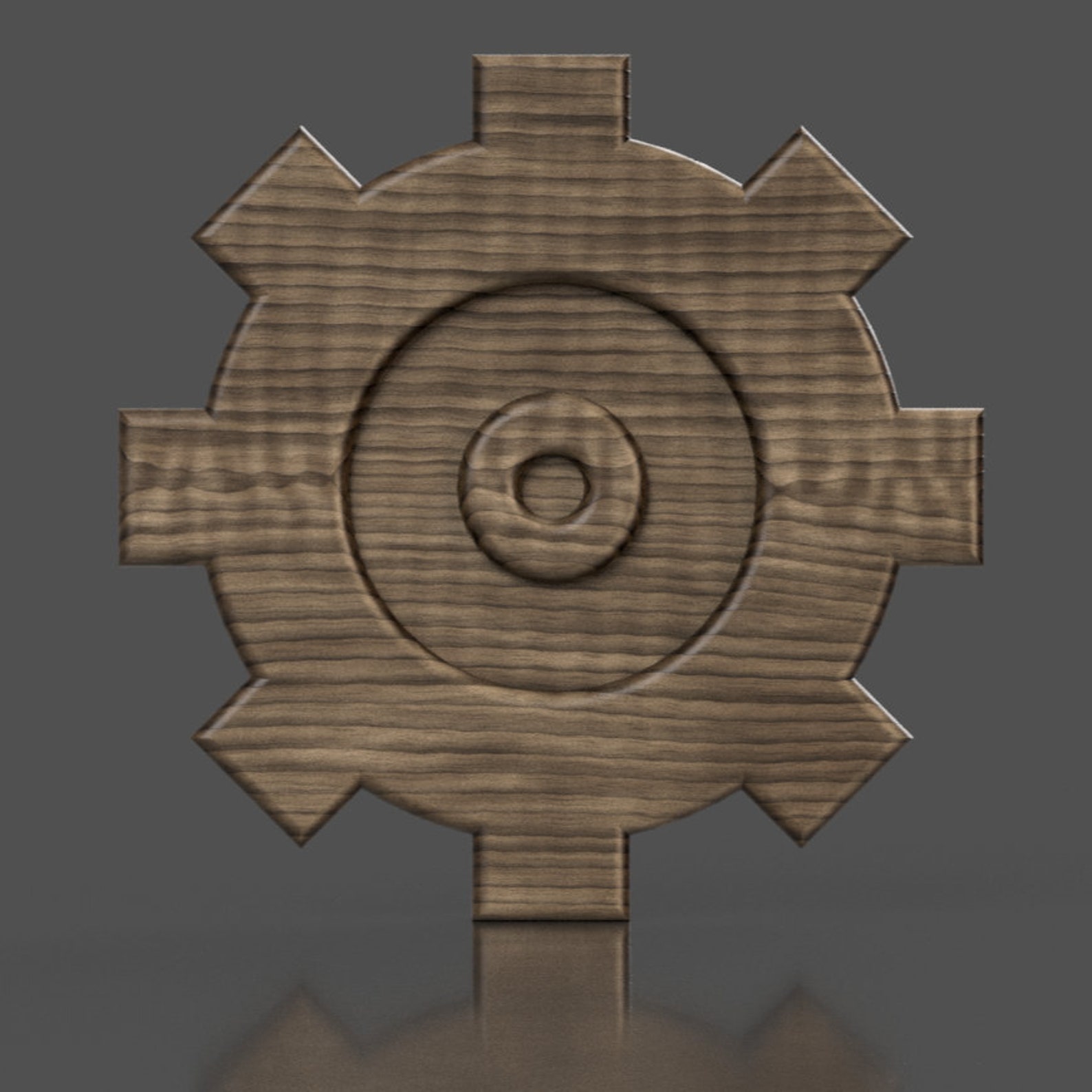 Navy Engineman EN Rating Badge 3D Stl File for CNC Router - Etsy