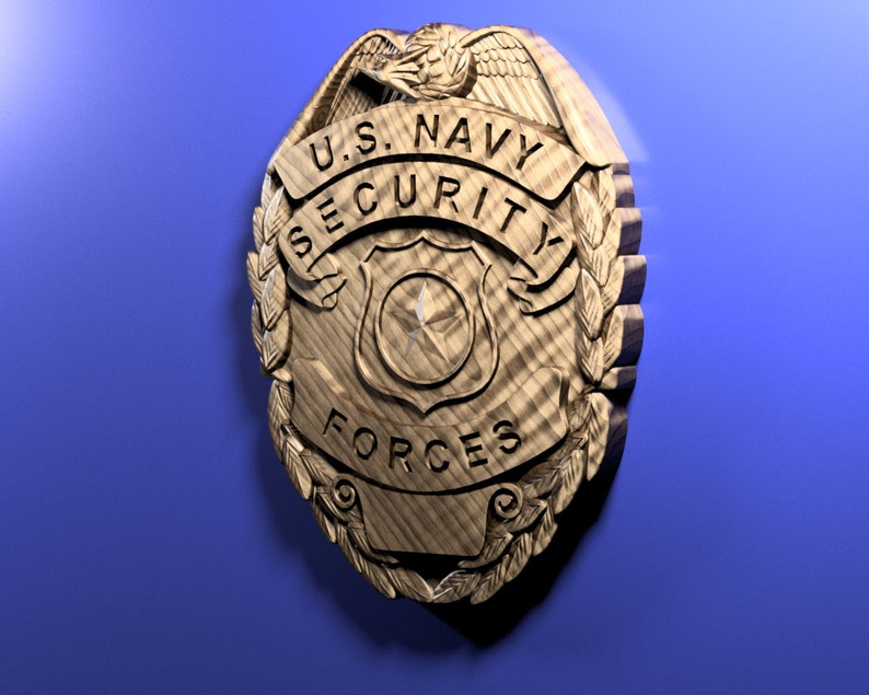 Navy Master-at-arms MA Badge 3D Stl File for CNC Router - Etsy Finland