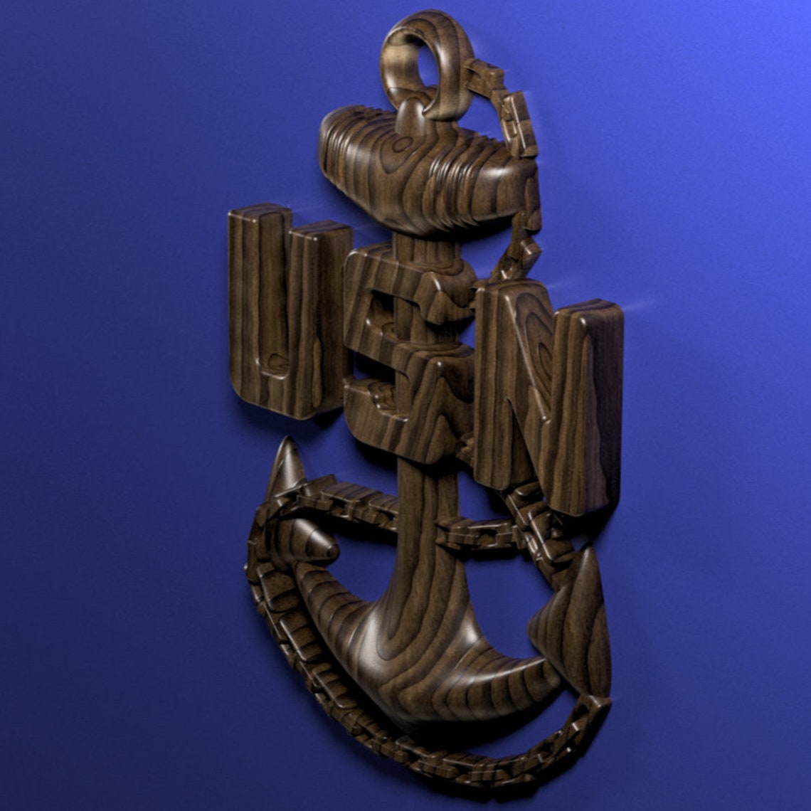 Navy Chief Petty Officer CPO Insignia 3D Stl File for CNC - Etsy
