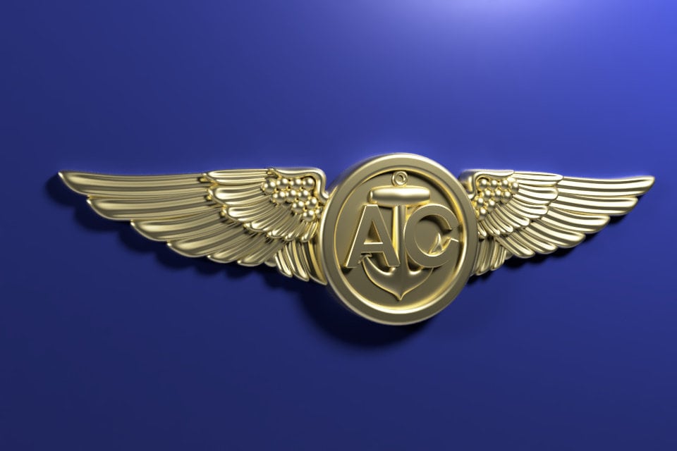 Navy Air Crew Wings 3D Stl File for CNC Router - Etsy