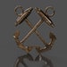 Navy Boatswain Mate (BM) Rating Badge 3D Stl File for CNC Router - Etsy