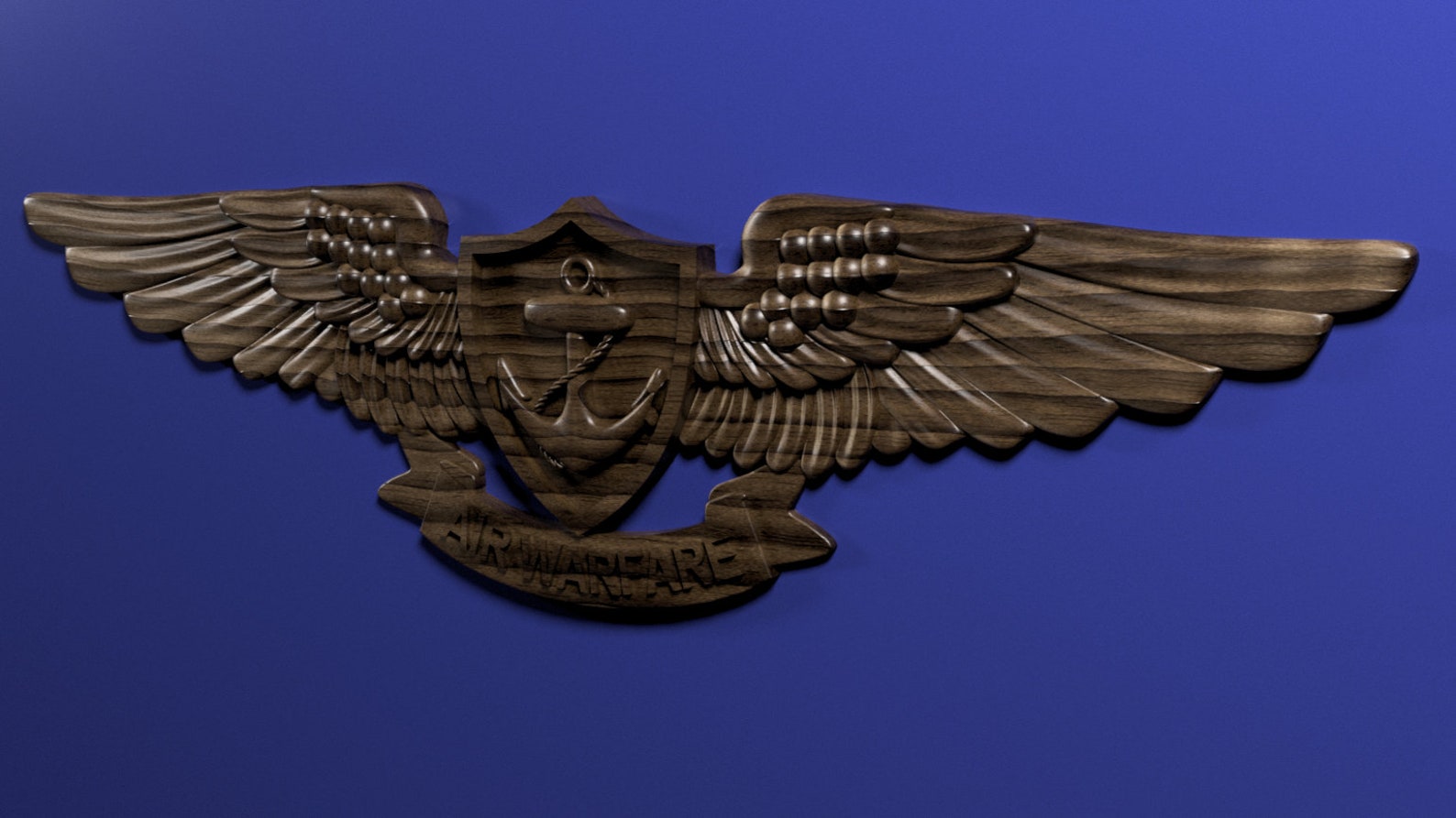 Navy Enlisted Aviation Warfare Specialist EAWS Insignia 3D Stl File for ...