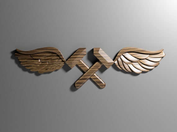 Navy Aviation structural mechanic AM Rating Badge 3D stl | Etsy