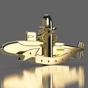 Navy SSBN Deterrent Patrol Insignia , 3D Stl File for CNC Router - Etsy