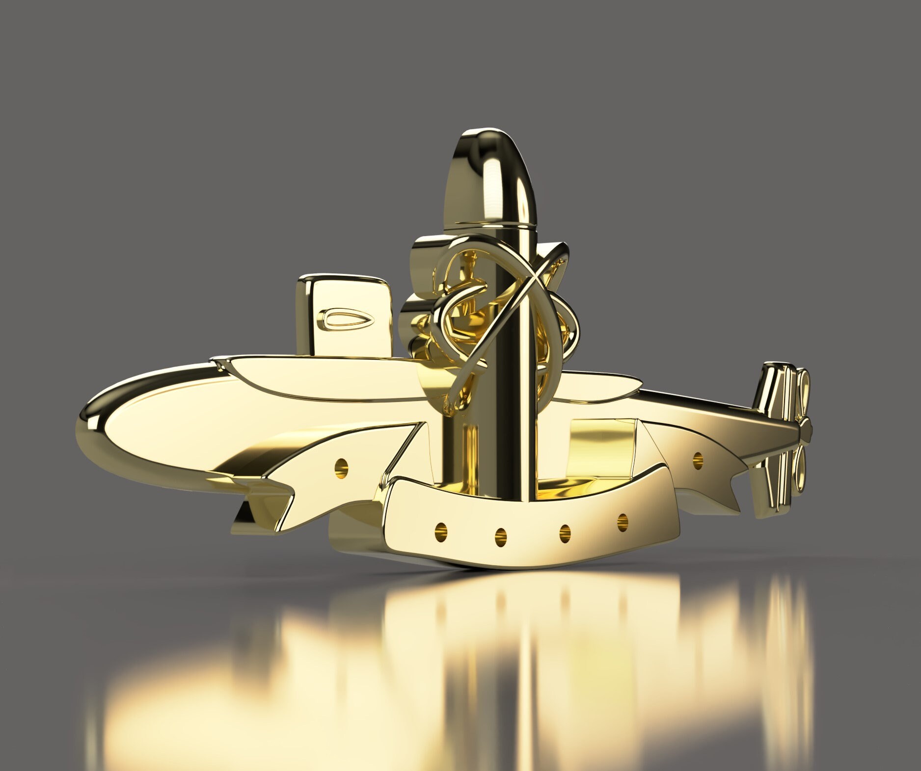 Navy SSBN Deterrent Patrol Insignia , 3D Stl File for CNC Router - Etsy