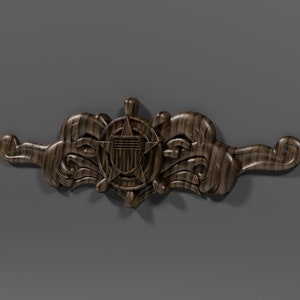Coast Guard Cutterman Insignia 3D Stl File for CNC Router - Etsy