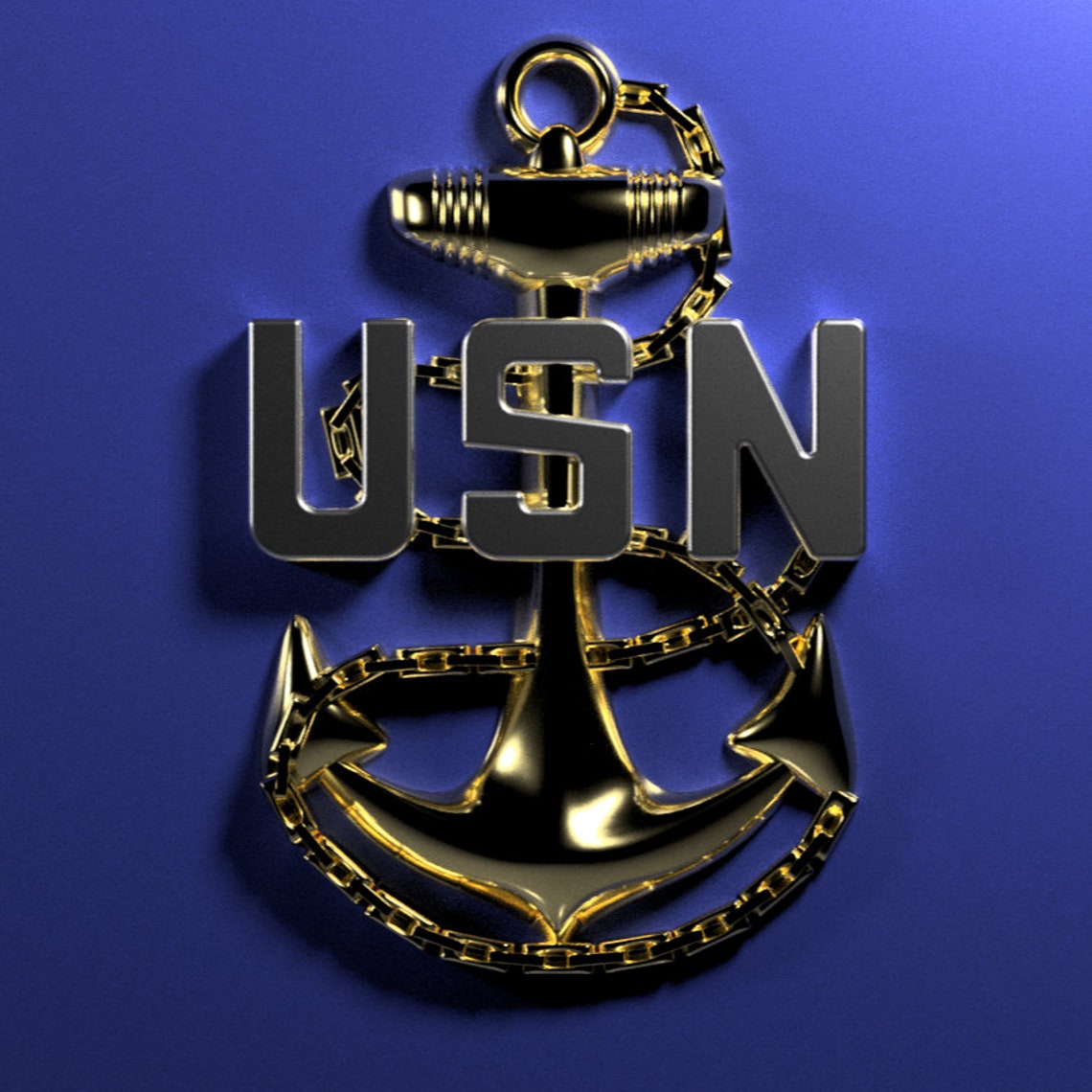 Navy Chief Petty Officer CPO Insignia 3D Stl File for CNC | Etsy