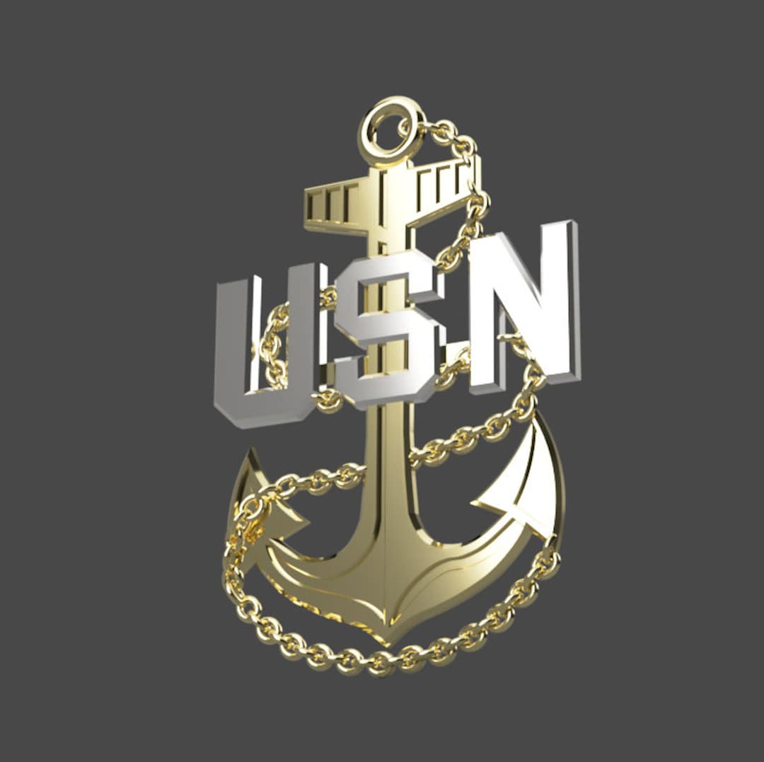Navy Chief Petty Officer (CPO) Insignia 3D Stl File for CNC Router - Etsy