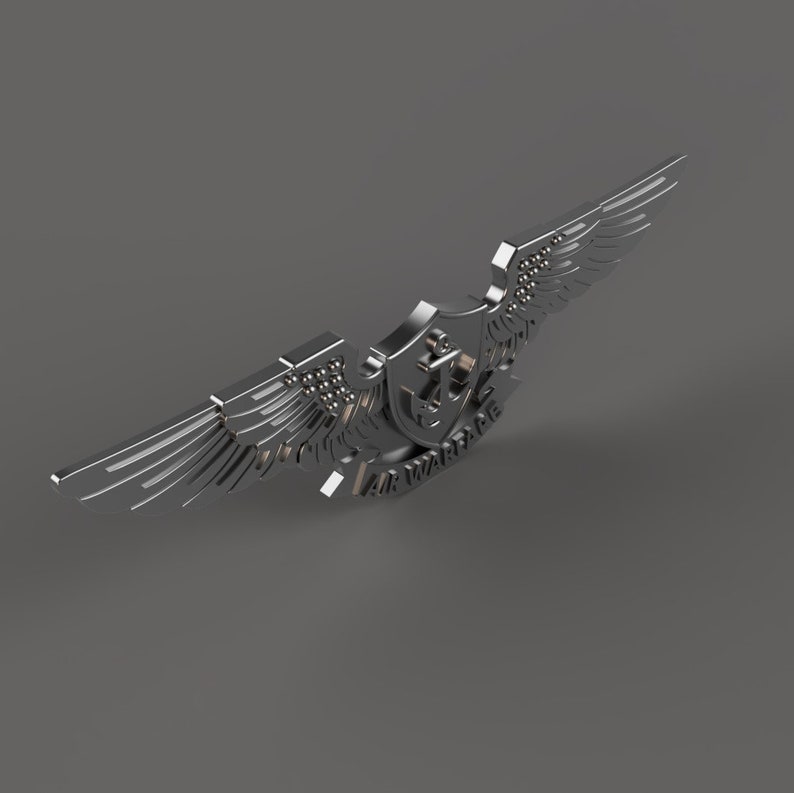 Navy Enlisted Aviation Warfare Specialist EAWS insignia 3D stl | Etsy