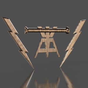 Navy Fire Controlman (FC) Rating Badge 3D Stl File for CNC Router - Etsy