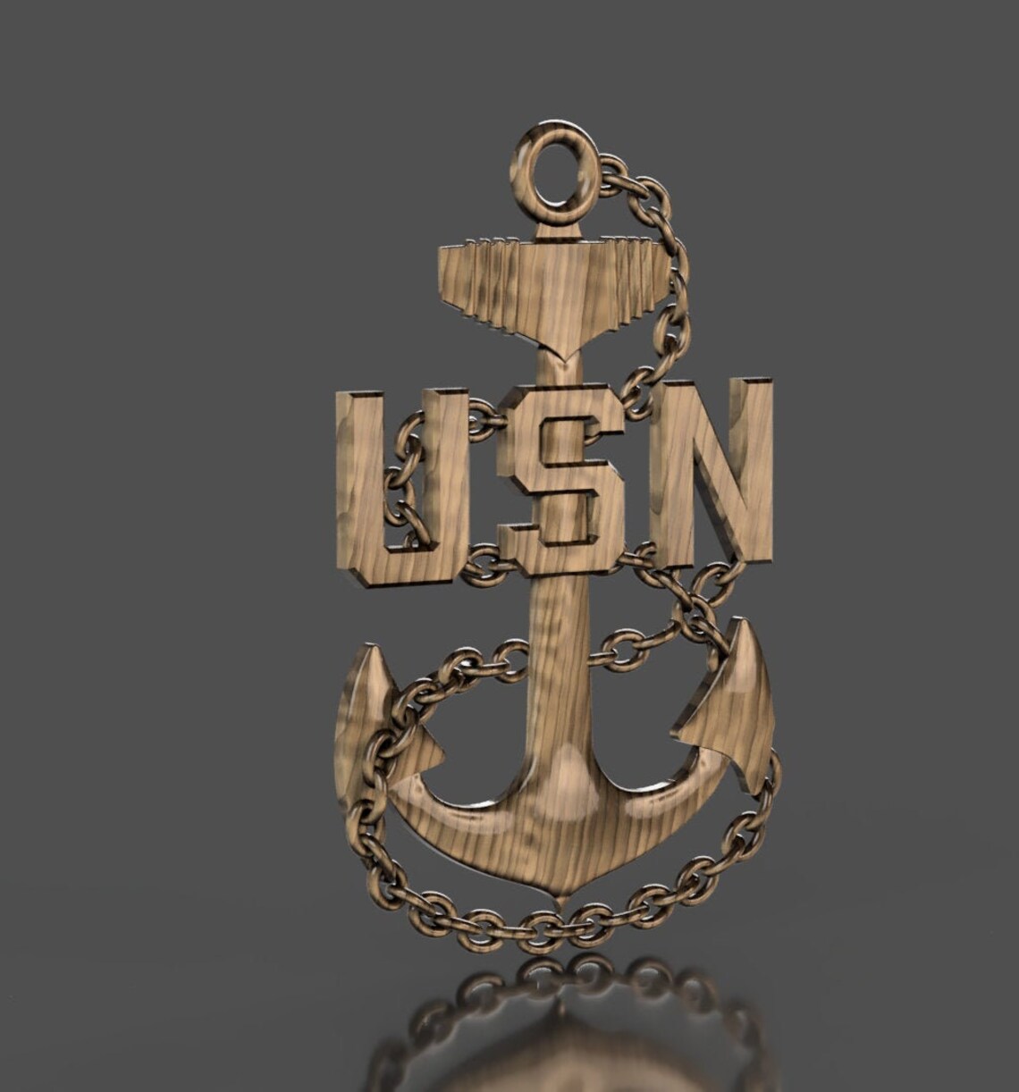 Navy Chief Petty Officer CPO insignia 3D stl file for CNC | Etsy