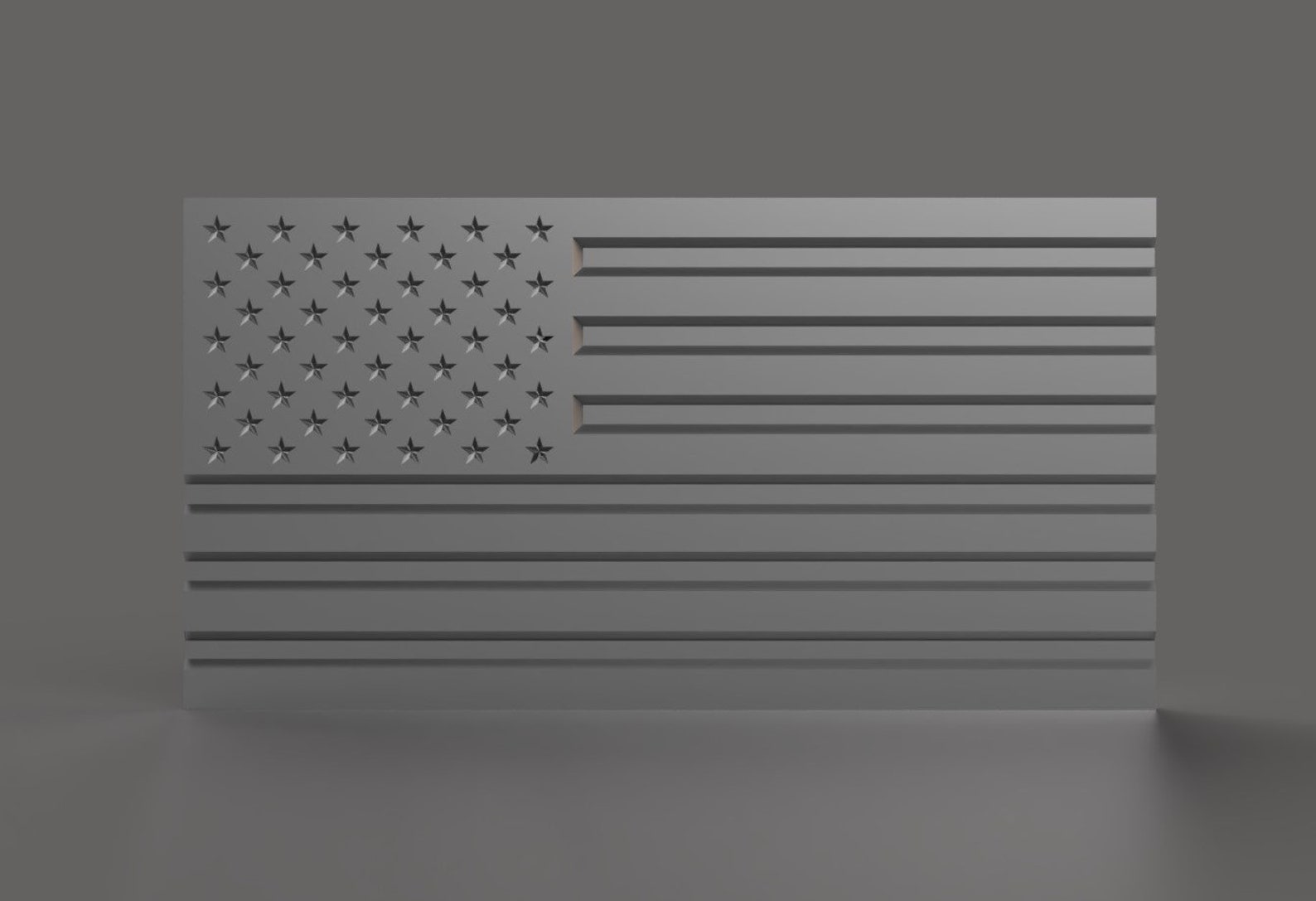 United States US Flag 3D Stl File for CNC Router - Etsy