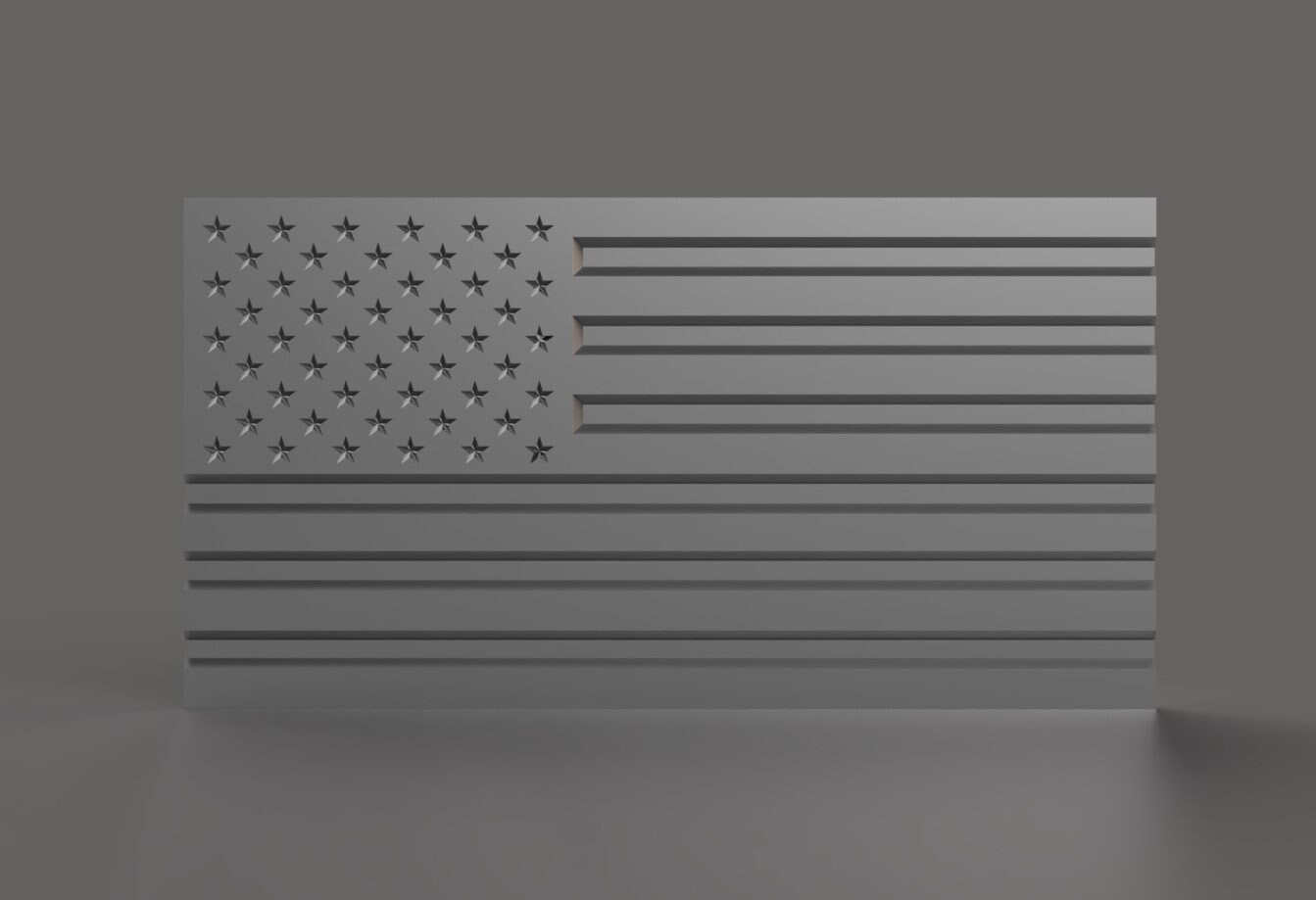 United States US Flag 3D Stl File for CNC Router - Etsy