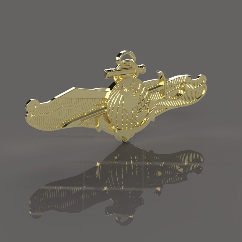 Navy Information Warfare Officer (IWO) Insignia, 3D Stl File for CNC ...