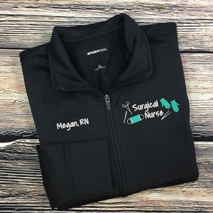 Surgical Nurse Jacket | Operating Room Nurse Jacket | OR Nurse Jacket ...